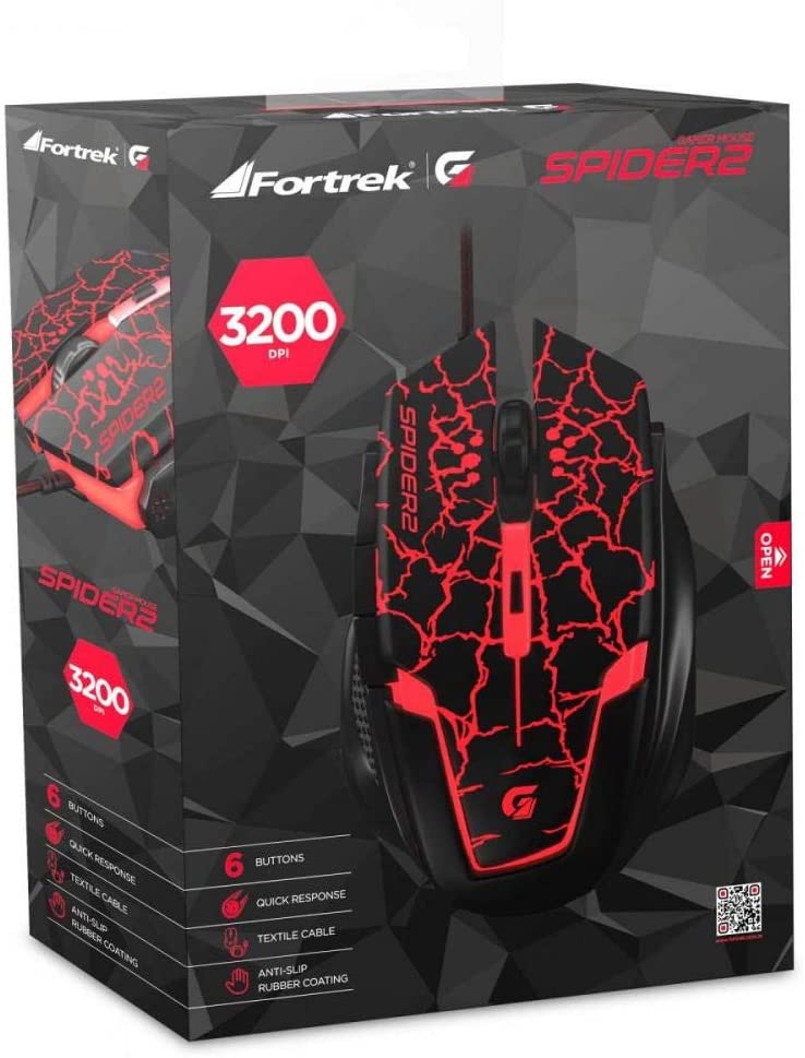Mouse Gamer Spider 2 OM705 Fortrek