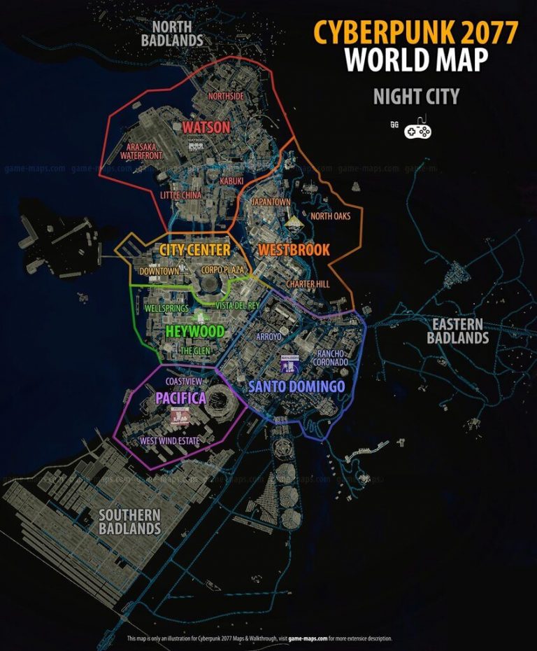 Night City - Cyberpunk: veja o Mapa, Curiosidades e Easter Eggs