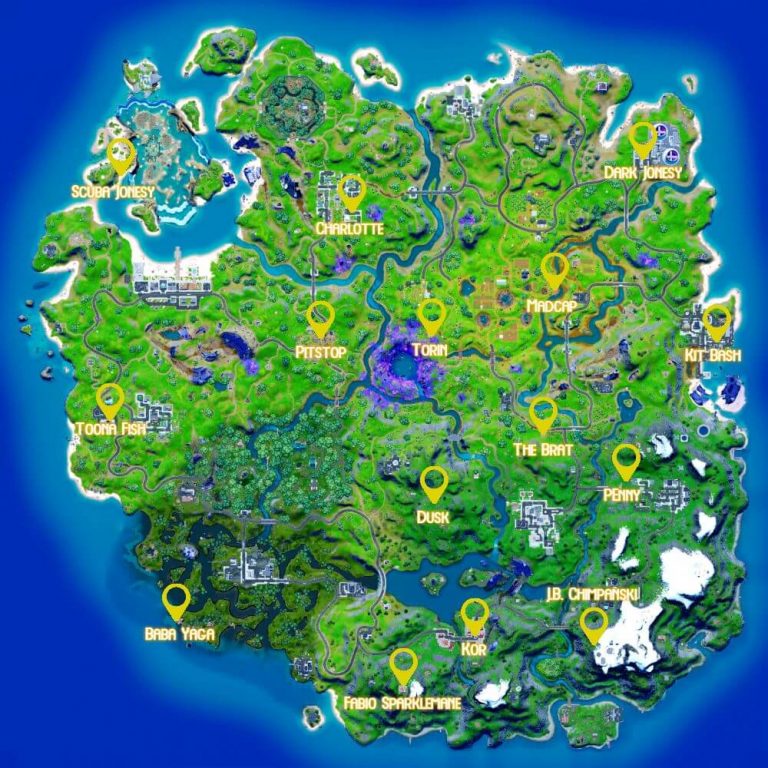 Fortnite Capitulo 2 - Temporada 8: como encontrar NPCs e fazer as missões